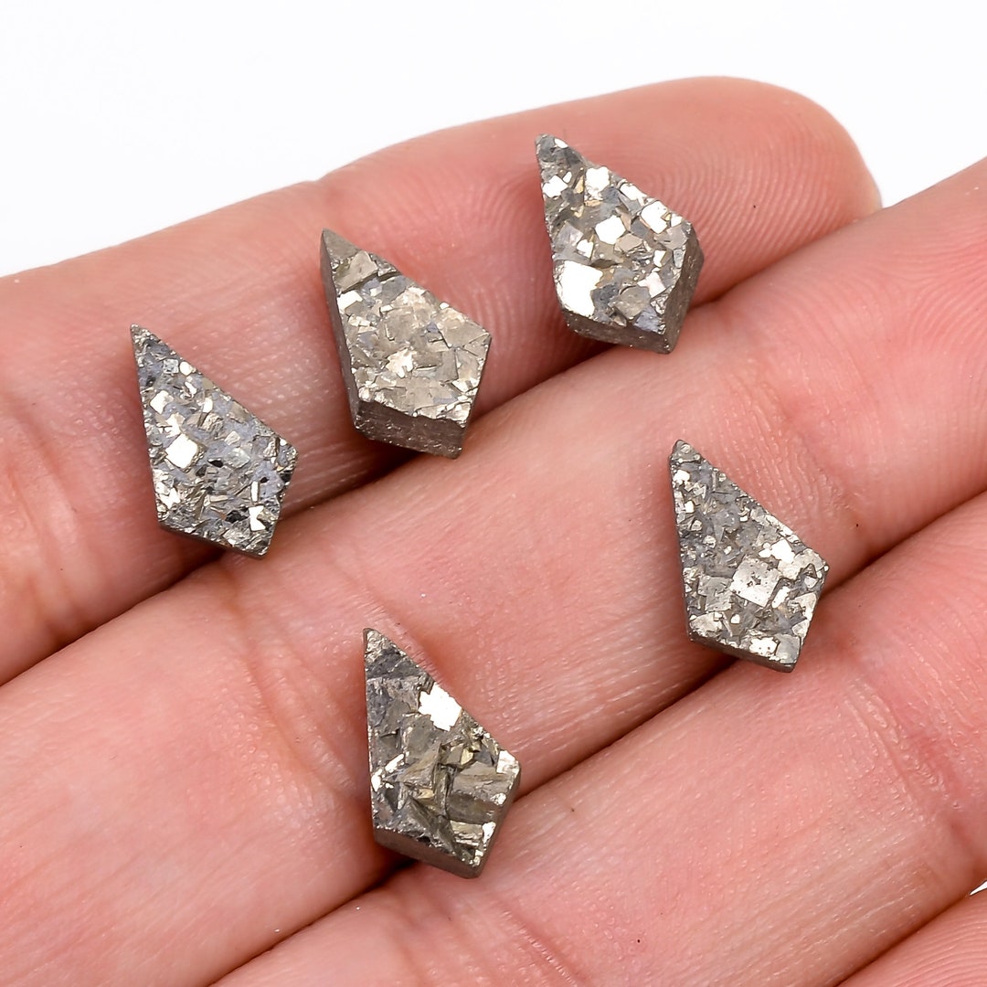 Natural Pyrite Kite Shape Gemstone, Jewelry Making Stone, Money Pyrite ...