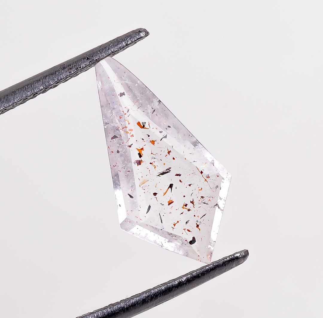 Natural Super Seven Quartz Kite Shape Faceted, Lepidocrocite Quartz ...