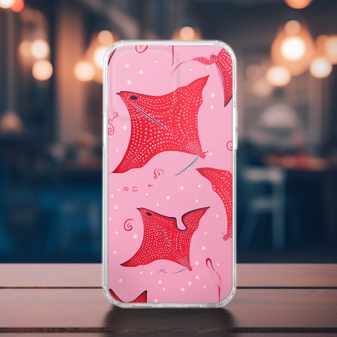 Stingray Line Art Limited-edition Phone Case Manta Ray Sea - Etsy