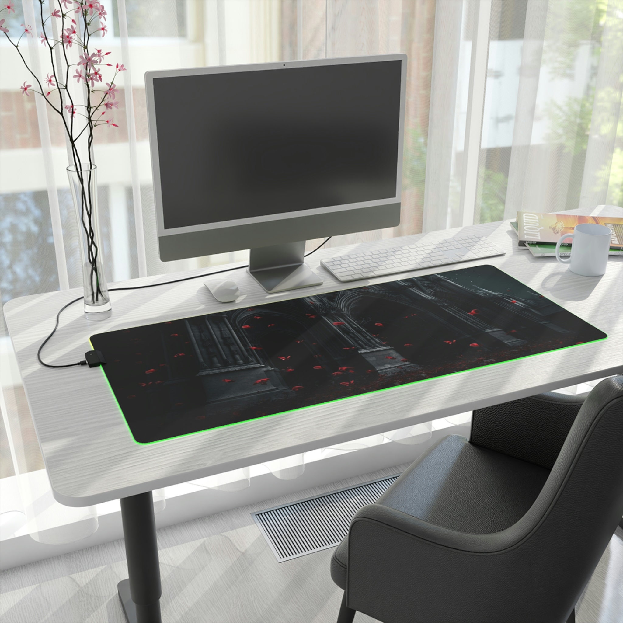 Diablo 4 Desk Mat LED Diablo 4 Lilith Mouse Pad Rgb Diablo IV Deskmat ...