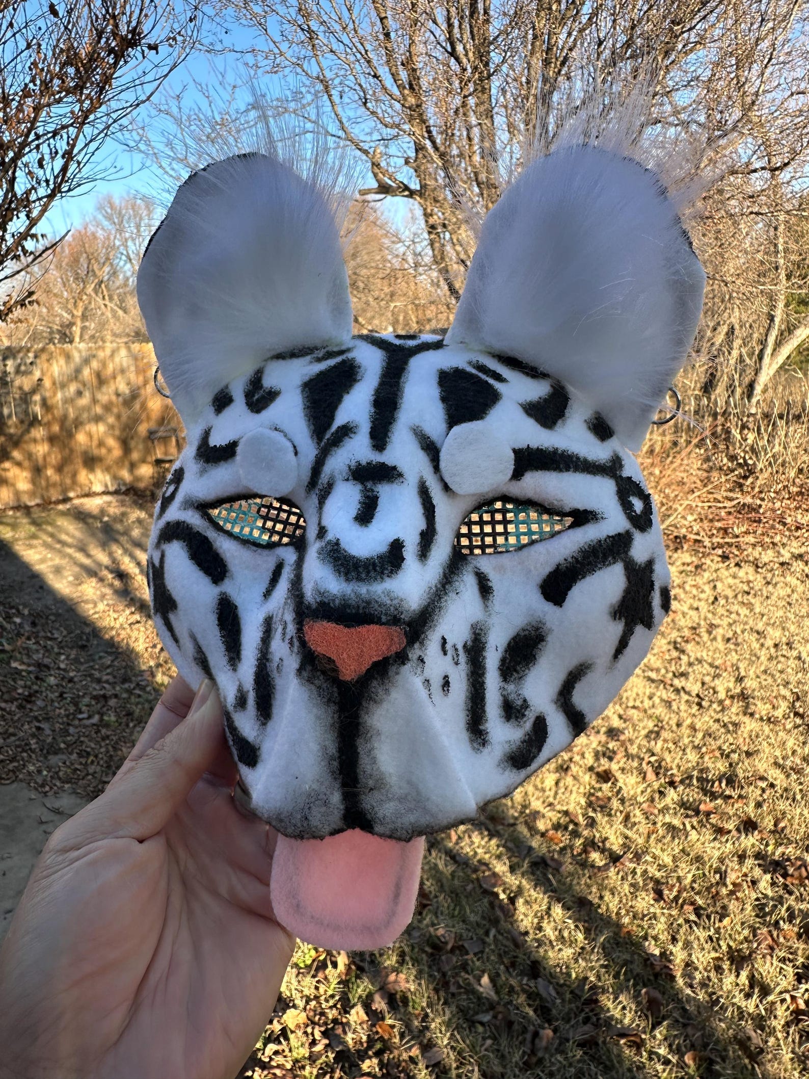 White Tiger Therian Mask - Bendable Ears - Handcrafted - Etsy