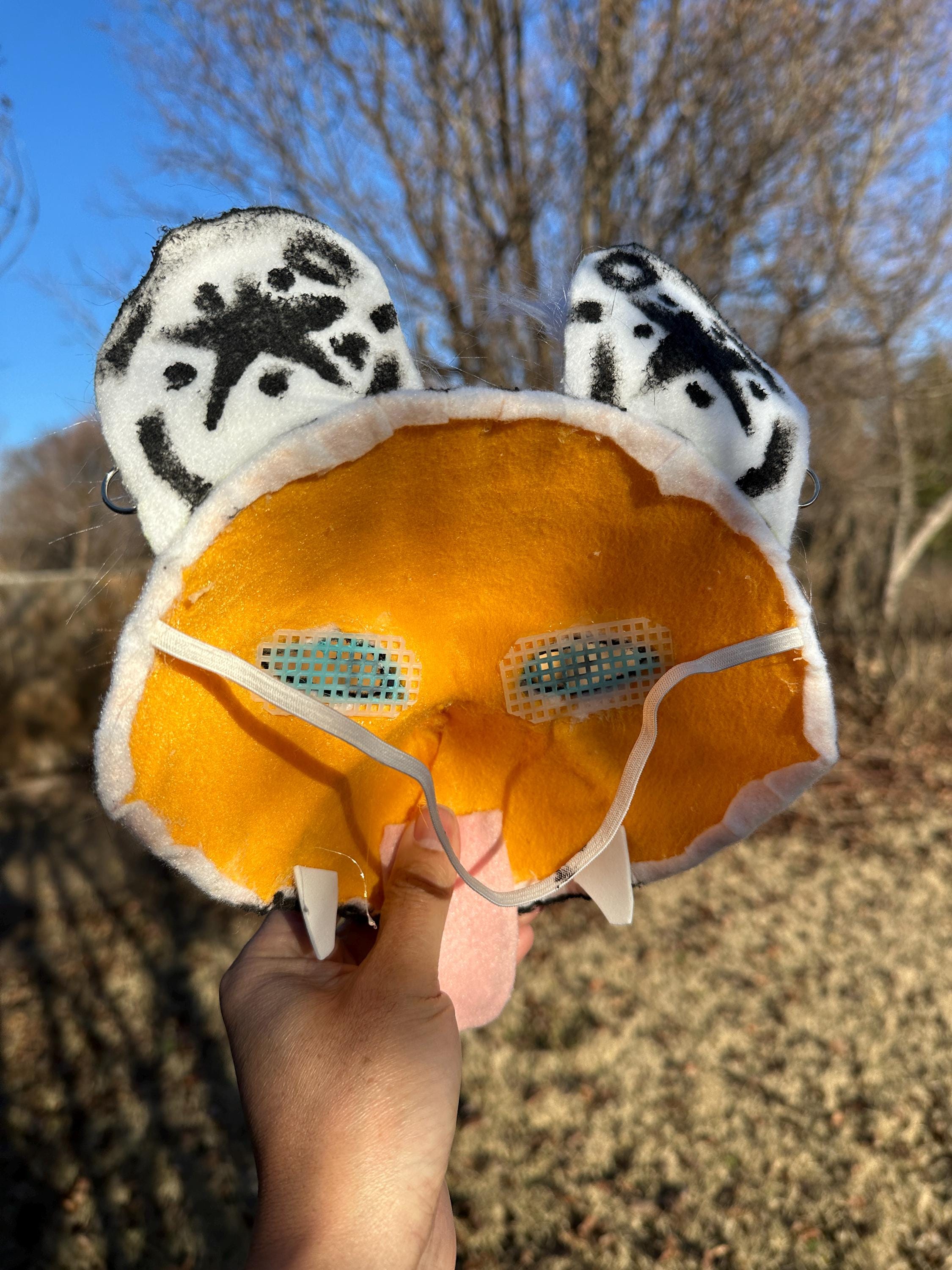 White Tiger Therian Mask - Bendable Ears - Handcrafted - Etsy