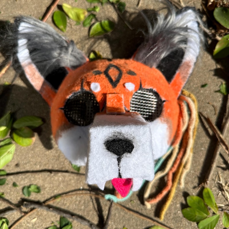 Red Fox Therian Mask - Etsy