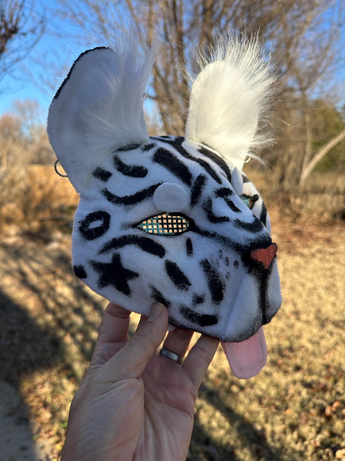 White Tiger Therian Mask - Bendable Ears - Handcrafted - Etsy