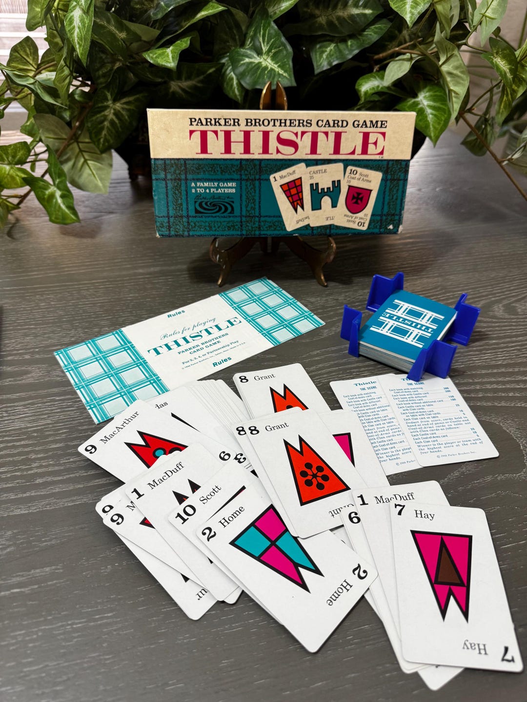 Rare Vintage 1966 “thistle” Card Game - Etsy