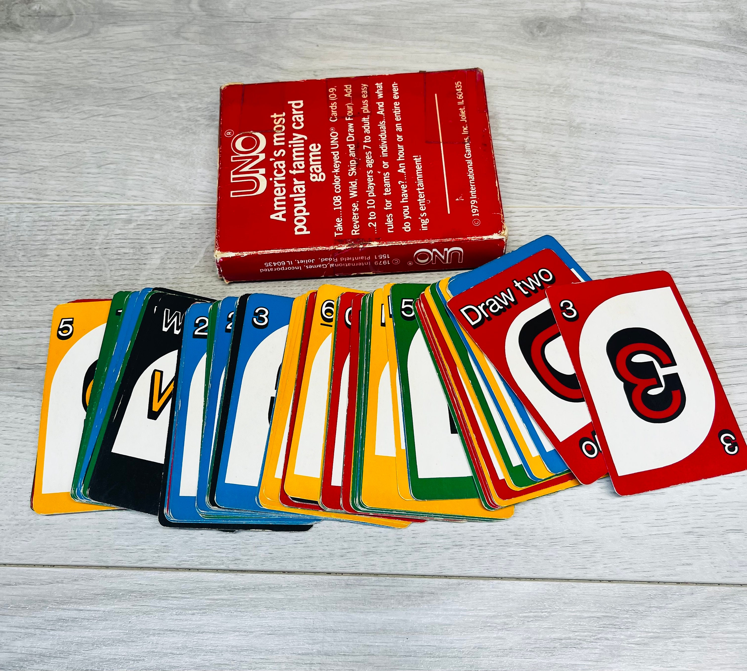 Vintage 1980s Uno Brand Card Game Bundle 3 Set - Etsy