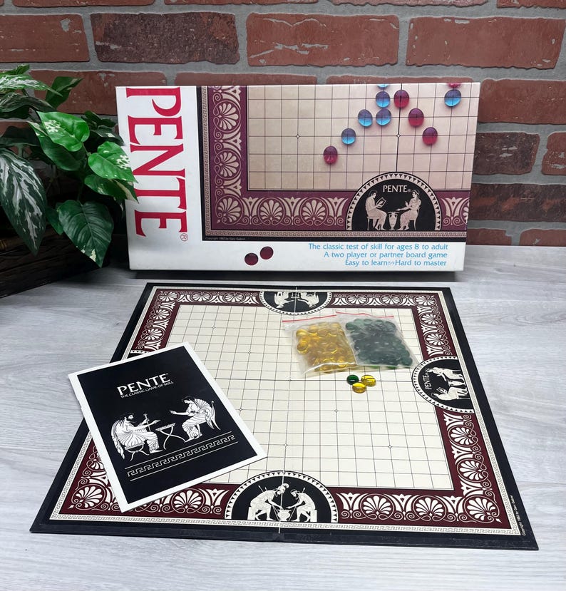 Vintage 1983 Pente Board Game - Etsy
