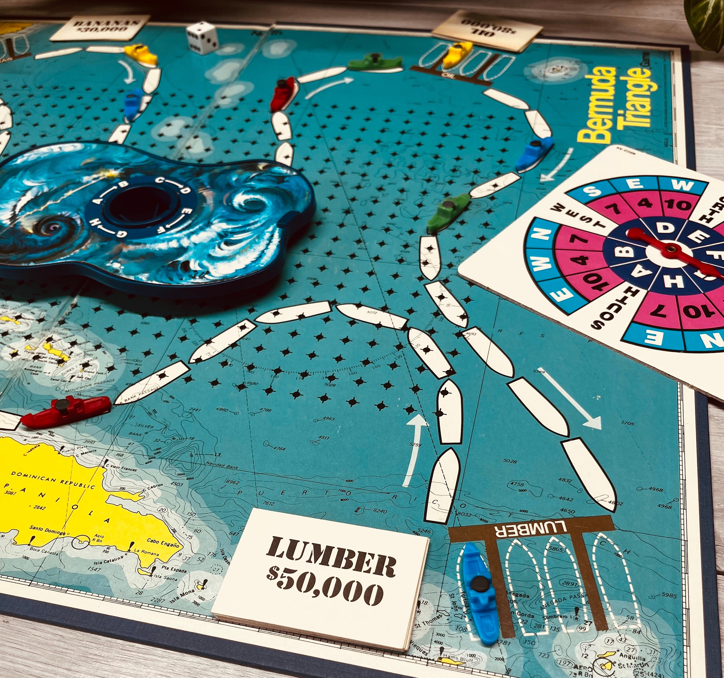 Vintage 1976 Bermuda Triangle Board Game - Etsy