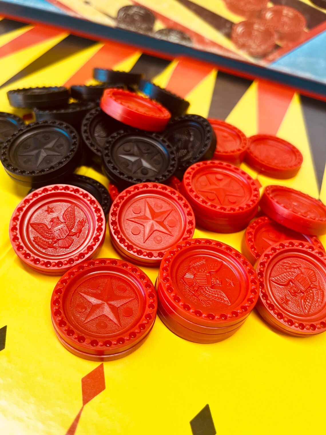 Vintage 1973 Backgammon & Acey-ducey Game by Milton Bradley - Etsy