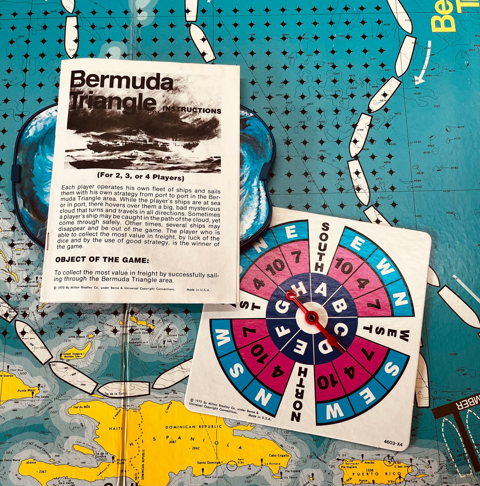 Vintage 1976 Bermuda Triangle Board Game - Etsy