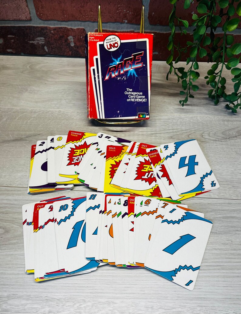 Vintage 1980s Uno Brand Card Game Bundle 3 Set - Etsy