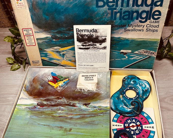 Vintage 1976 Bermuda Triangle Board Game - Etsy