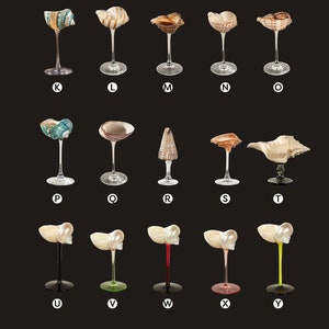 Handmade Natural Conch Shell Wine Glass,beach Wedding Wine Glasses ...