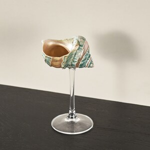 Handmade Natural Conch Shell Wine Glass,beach Wedding Wine Glasses ...