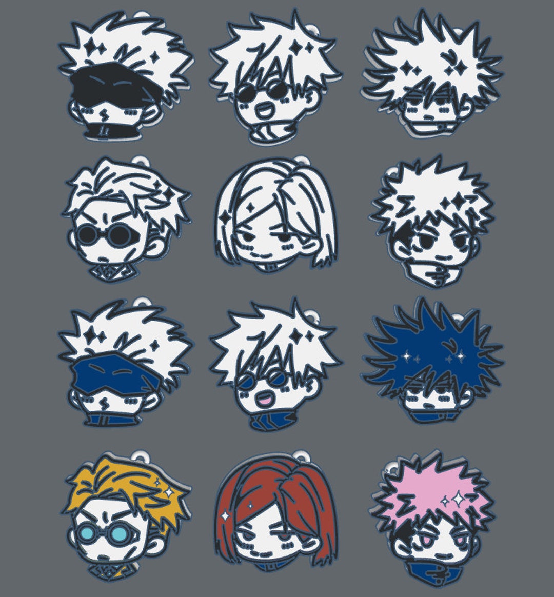 Jujutsu Kaizen Keychain STL Pack - Etsy