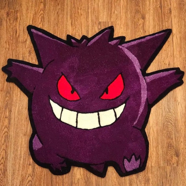 Gengar Rug - Etsy