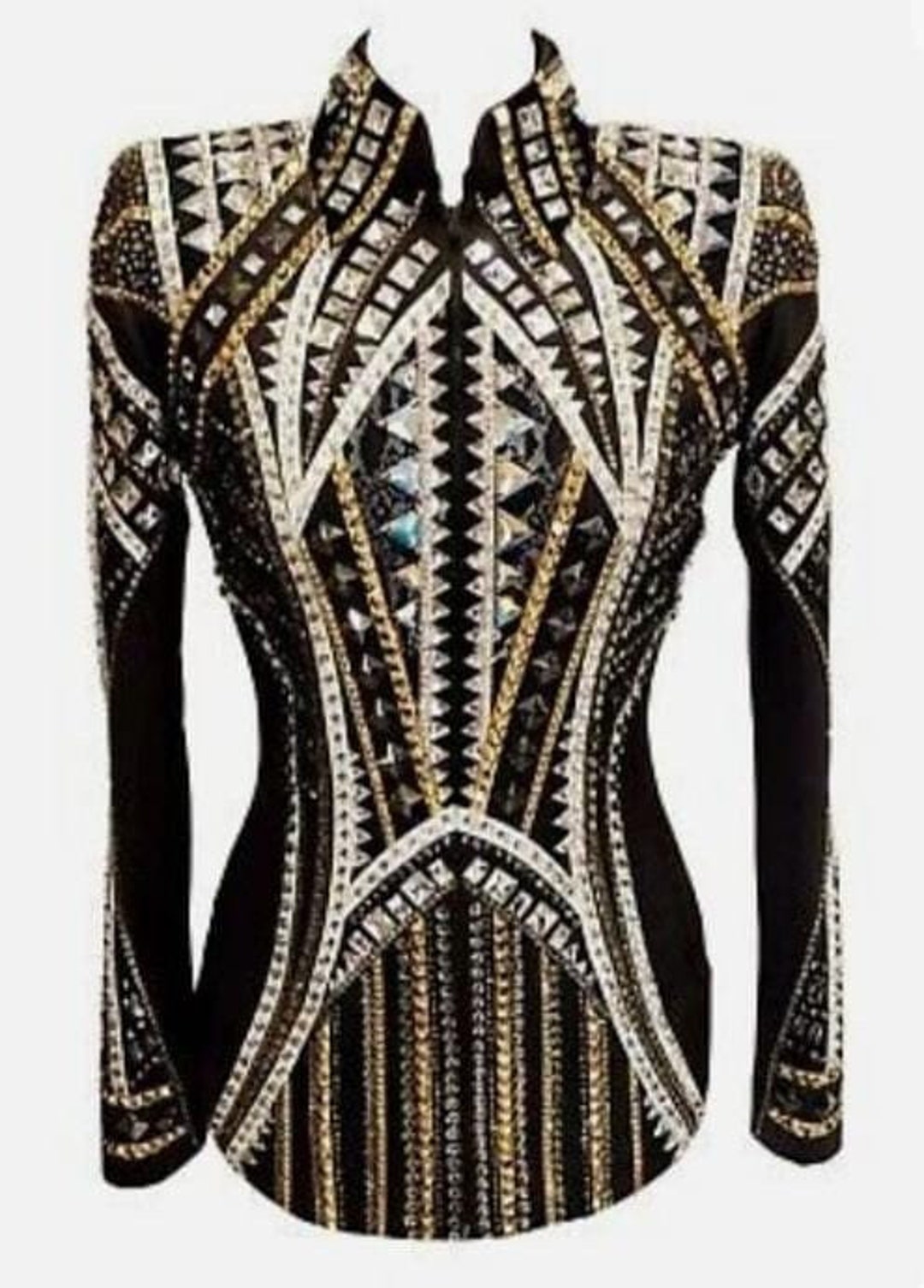 Black Western Showmanship Jacket - Etsy