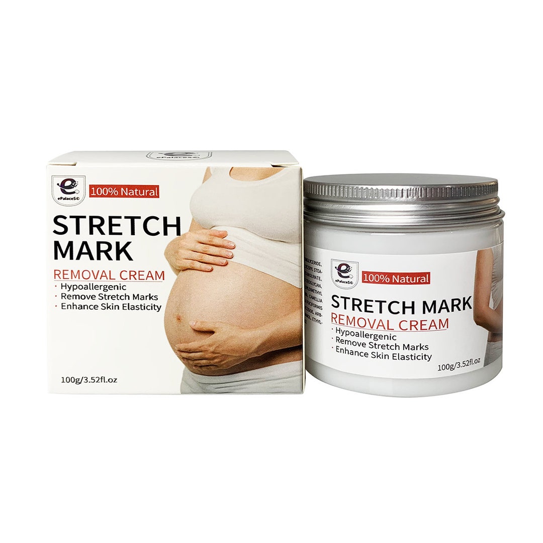 100% Natural Stretch Marks Cream Removal Hypoallergenic Treatment Marks ...