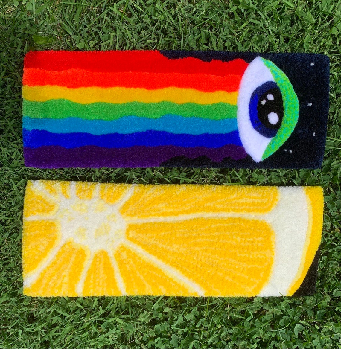 Fluffy Keyboard Rug Eye Rug Rainbow Keyboard Pad Rainbow Rug Eye Carpet ...