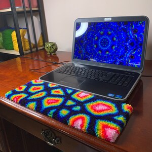Keyboard Rug Fluffy Keyboard Rug Rainbow Keyboard Pad Rainbow Rug ...