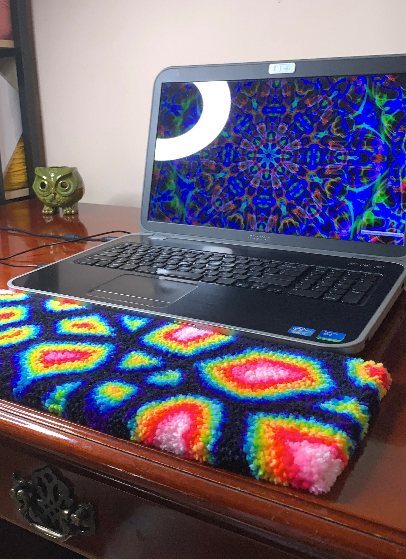 Keyboard Rug Fluffy Keyboard Rug Rainbow Keyboard Pad Rainbow Rug ...