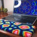 Keyboard Rug Fluffy Keyboard Rug Rainbow Keyboard Pad Rainbow Rug ...