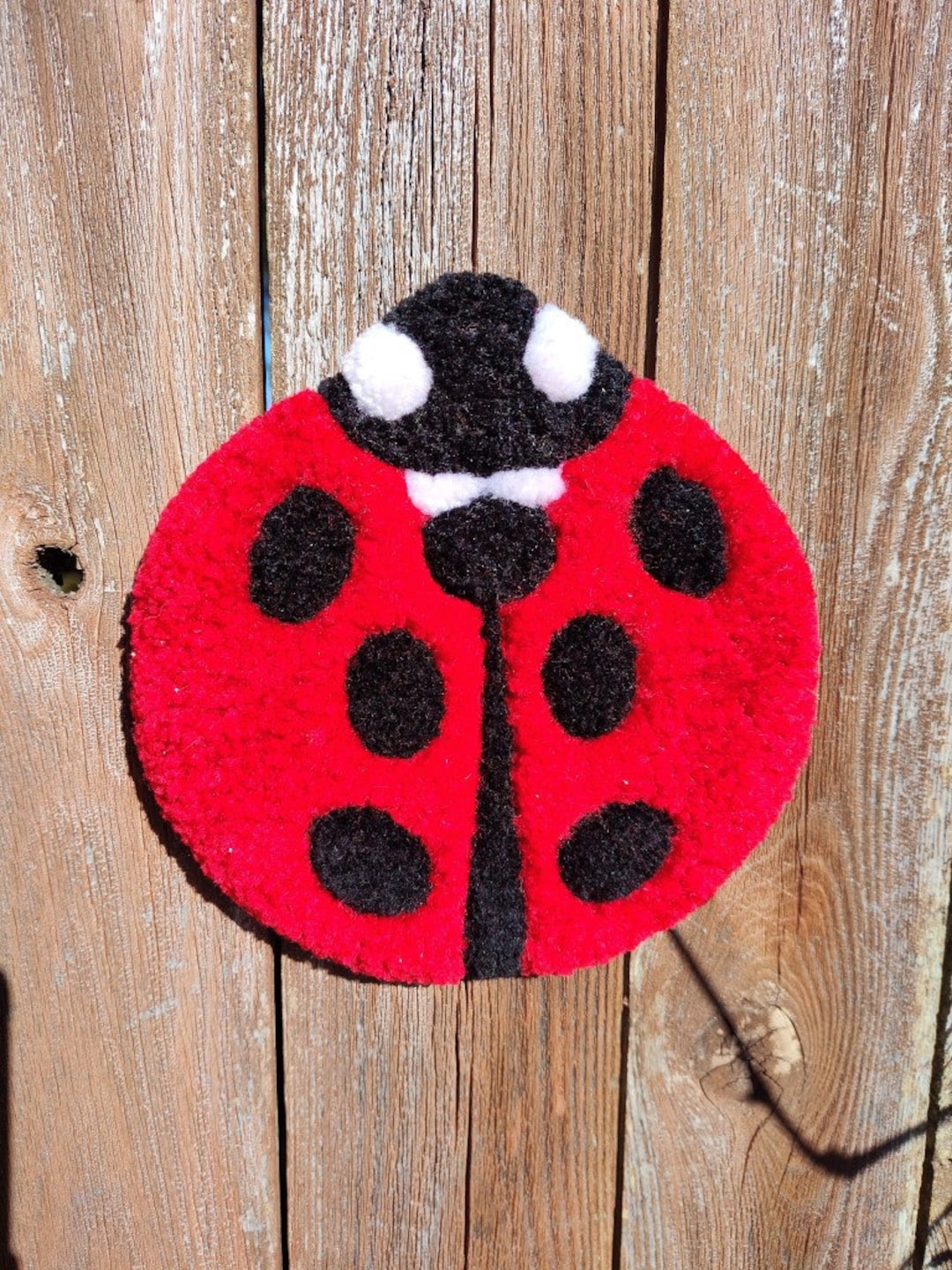 Wrist Mat Ladybug Mat Wall Decor Ladybug Home Decor Fluffy Ladybug Wall ...