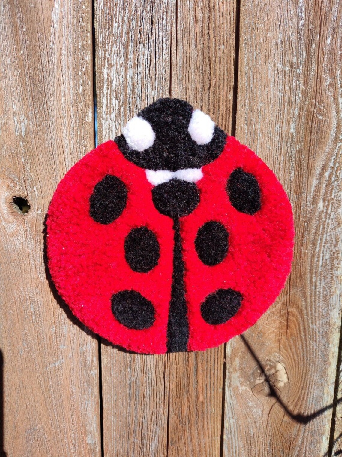 Ladybug Fleece Mat - Wrist Rest or Wall Decor - Etsy