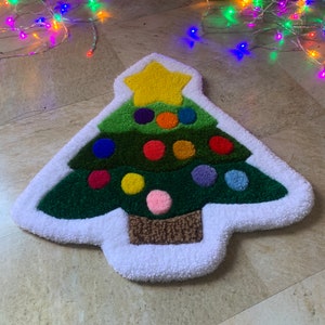 Christmas Tree Rug Christmas Kids Rug Tufted Carpet Carpet for Home ...