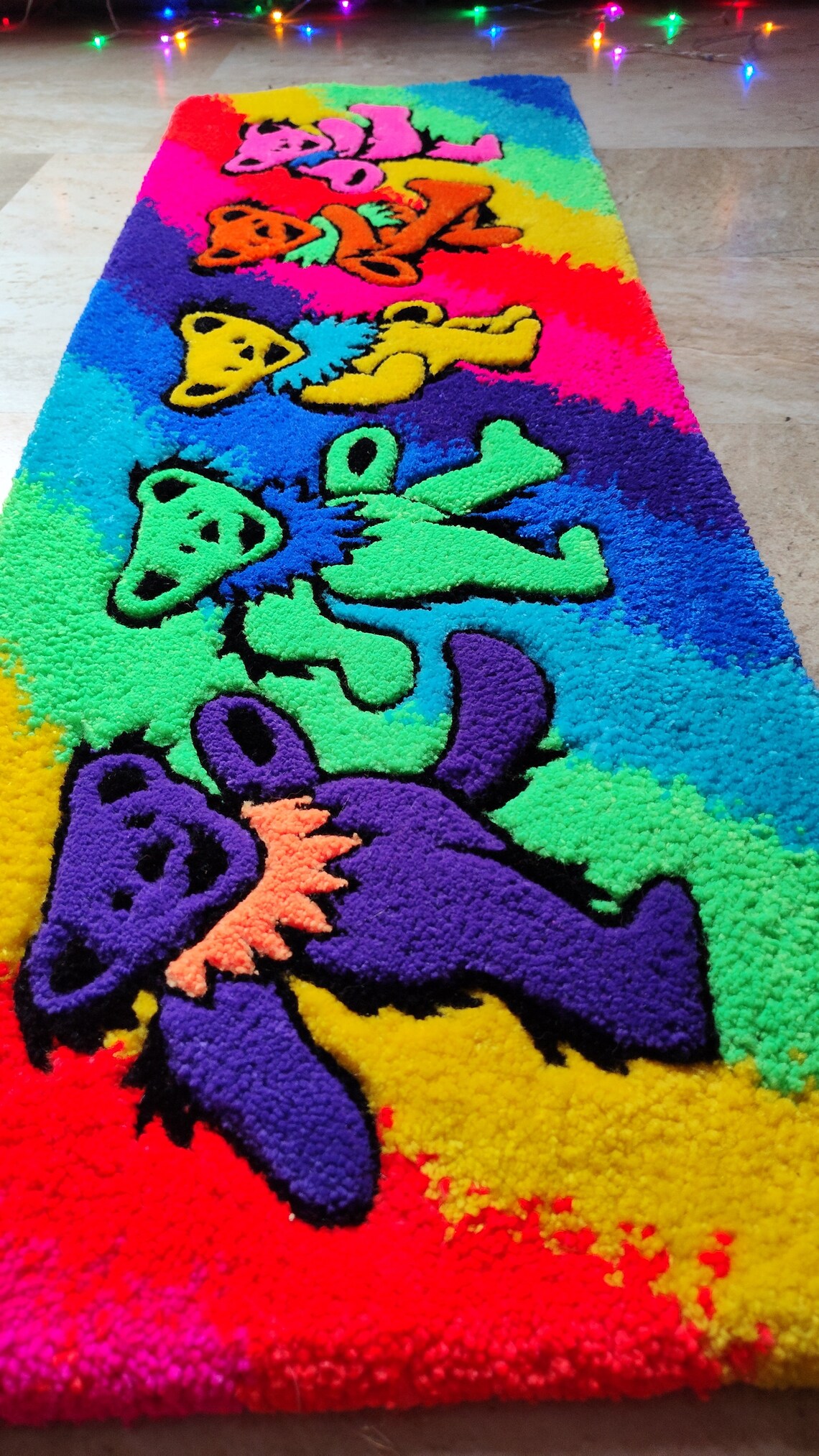 Grateful Dead Carpet, Grateful Dead Style, Rainbow Bears, Studio Carpet ...