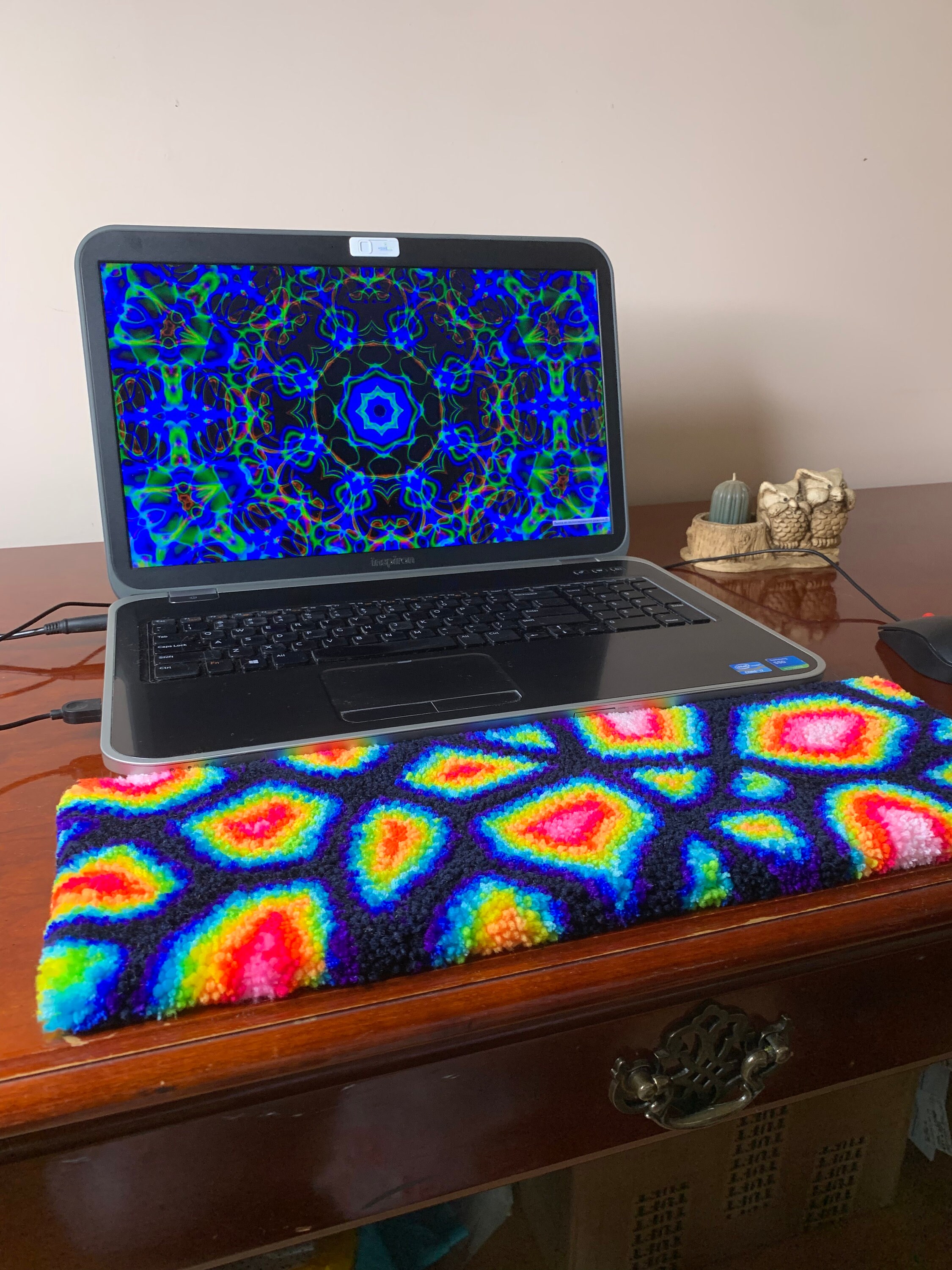 Keyboard Rug Fluffy Keyboard Rug Rainbow Keyboard Pad Rainbow Rug ...