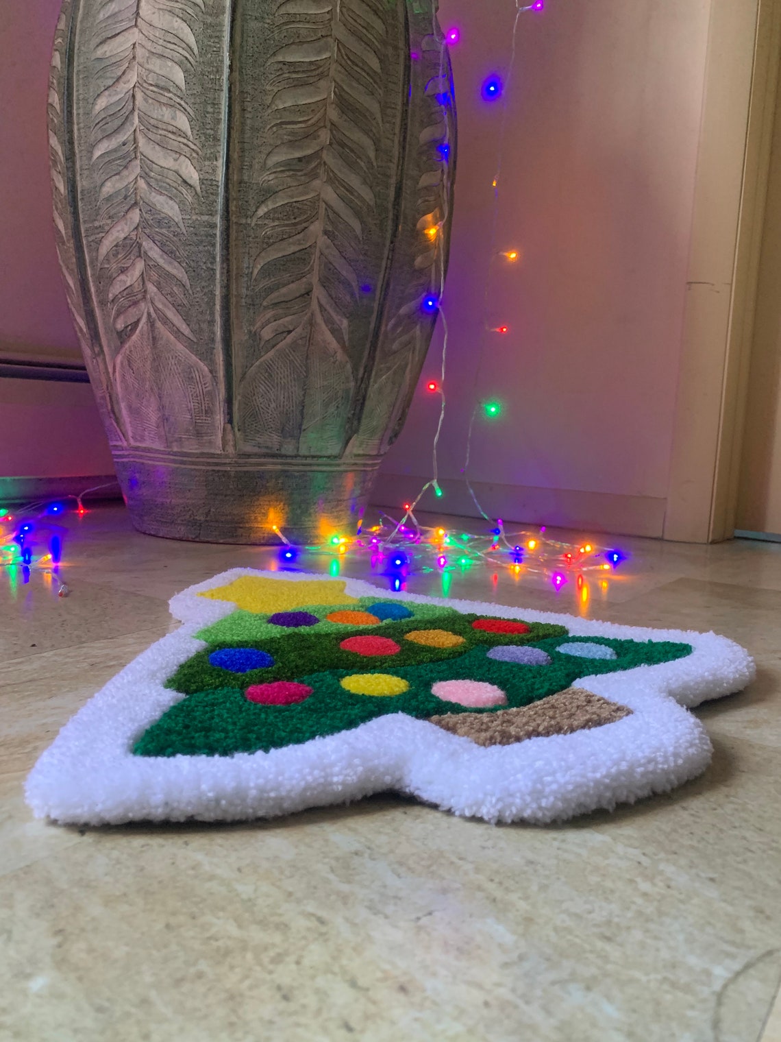 Christmas Tree Rug Christmas Kids Rug Tufted Carpet Carpet for Home ...