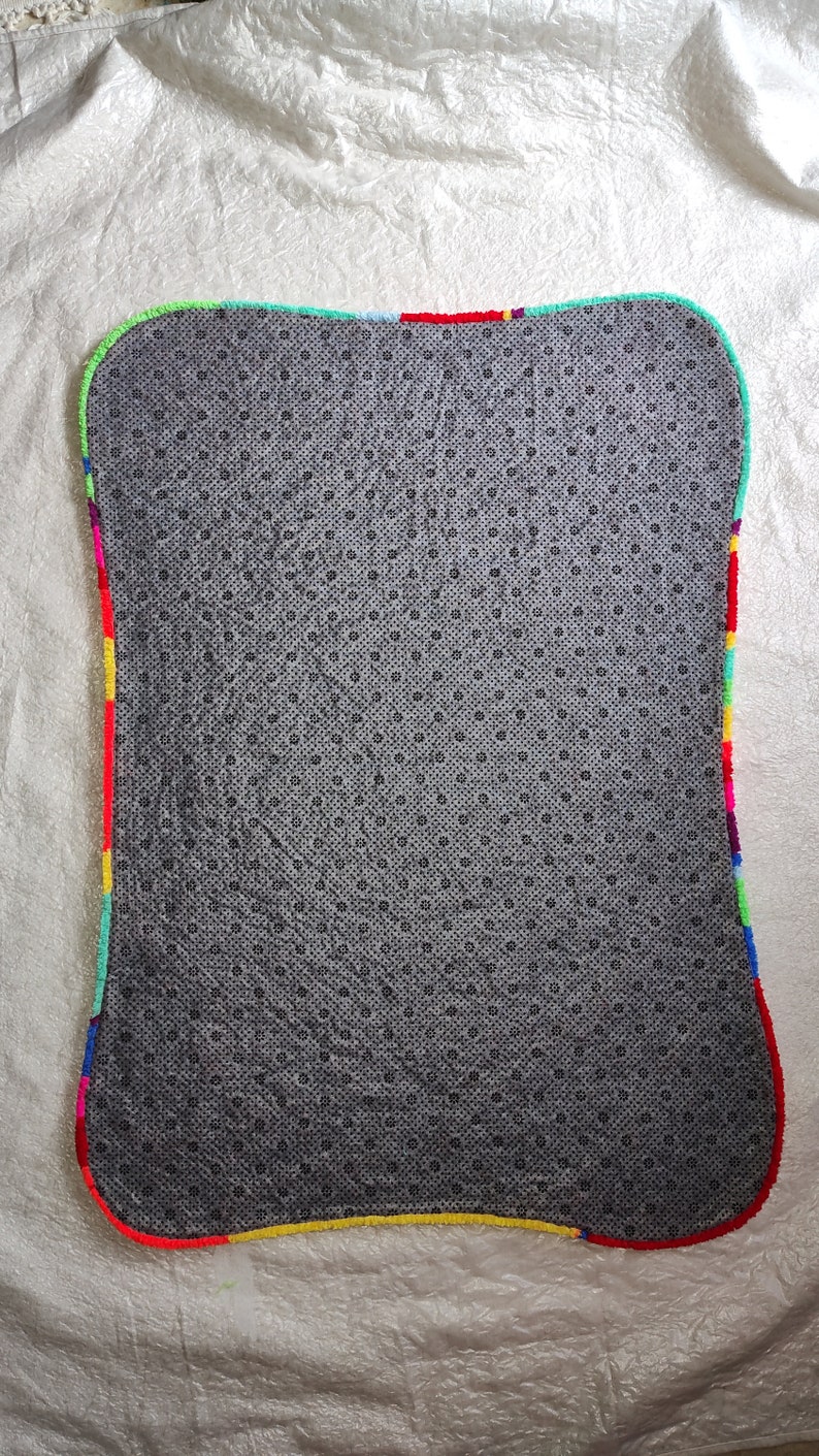 Rainbow Tufted Rug Aesthetic Rug Bright Carpet Multicolor Rug Colored ...