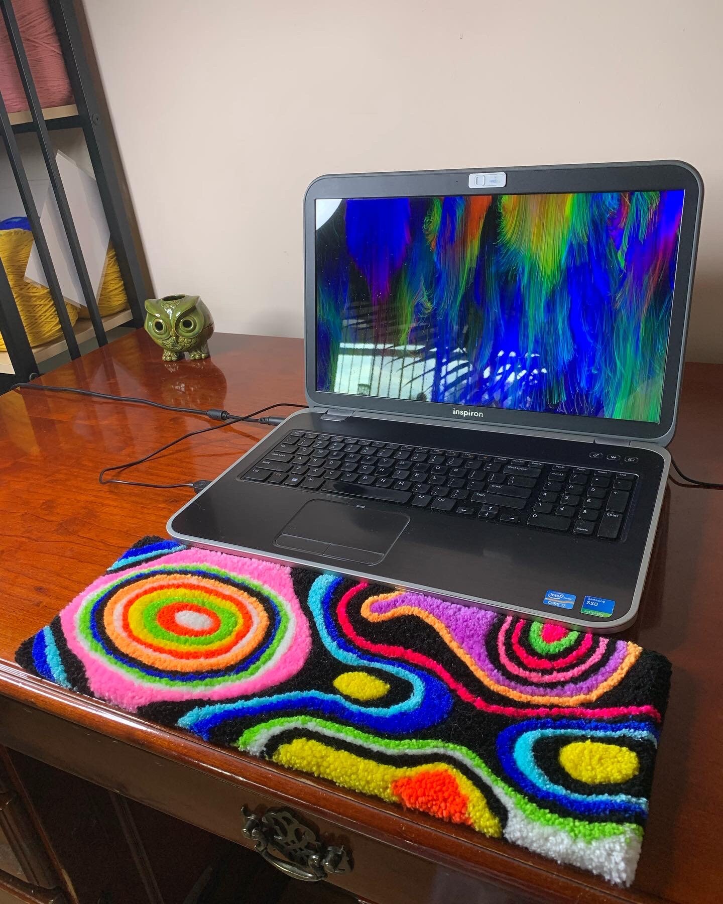 Keyboard Rug Fluffy Keyboard Rug Rainbow Keyboard Pad Rainbow Rug ...