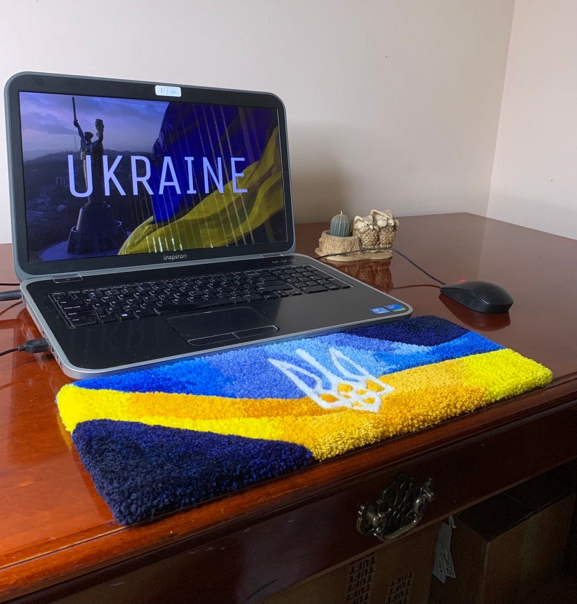 Wrist Rest Desk Rug Tufted Rug Wrist Rest Fluffy Keyboard Rug - Etsy