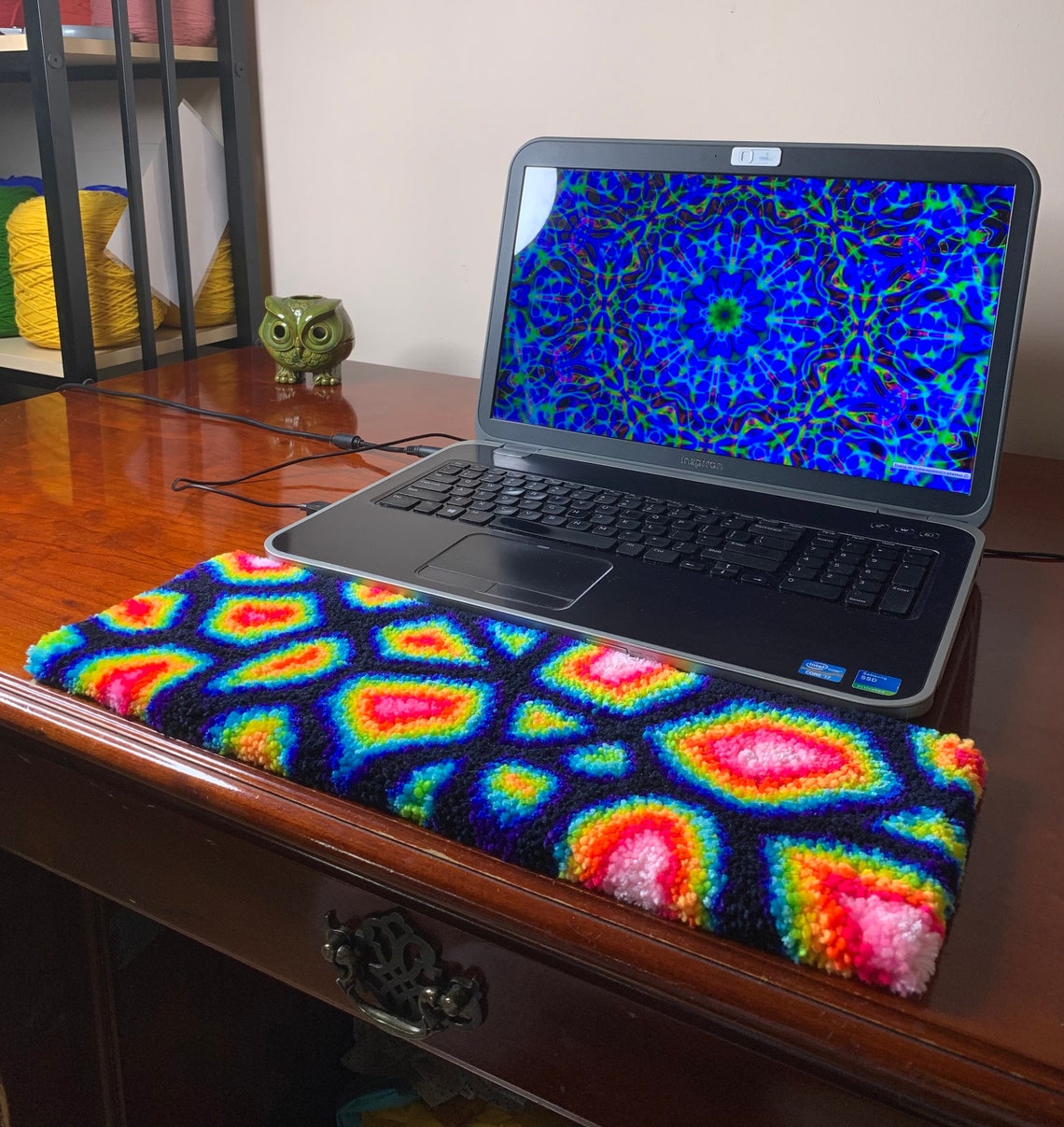 Keyboard Rug Fluffy Keyboard Rug Rainbow Keyboard Pad Rainbow Rug ...