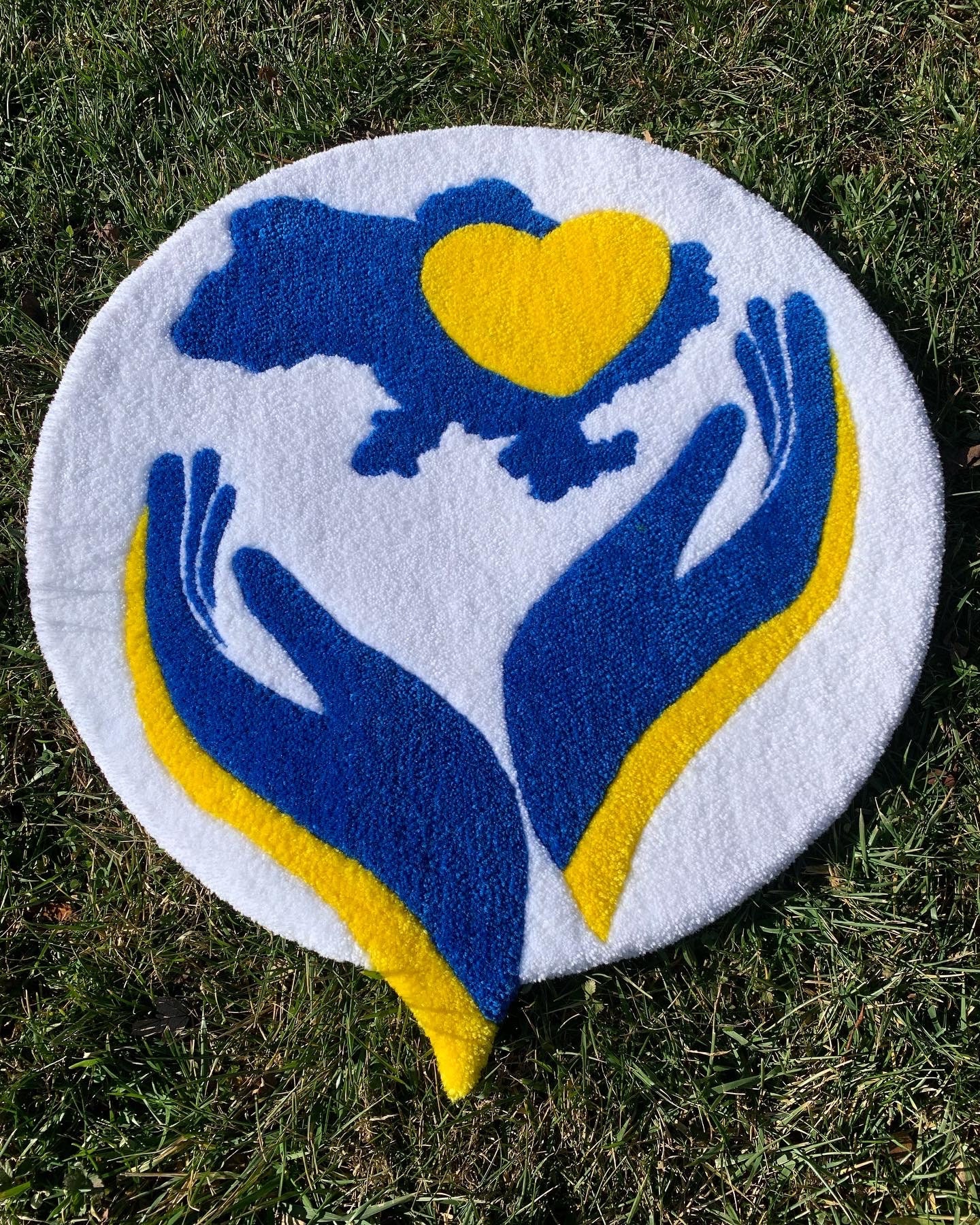 Stand With Ukraine Rug for Bedroom Ukrainian Handmade Rug Office Rug ...