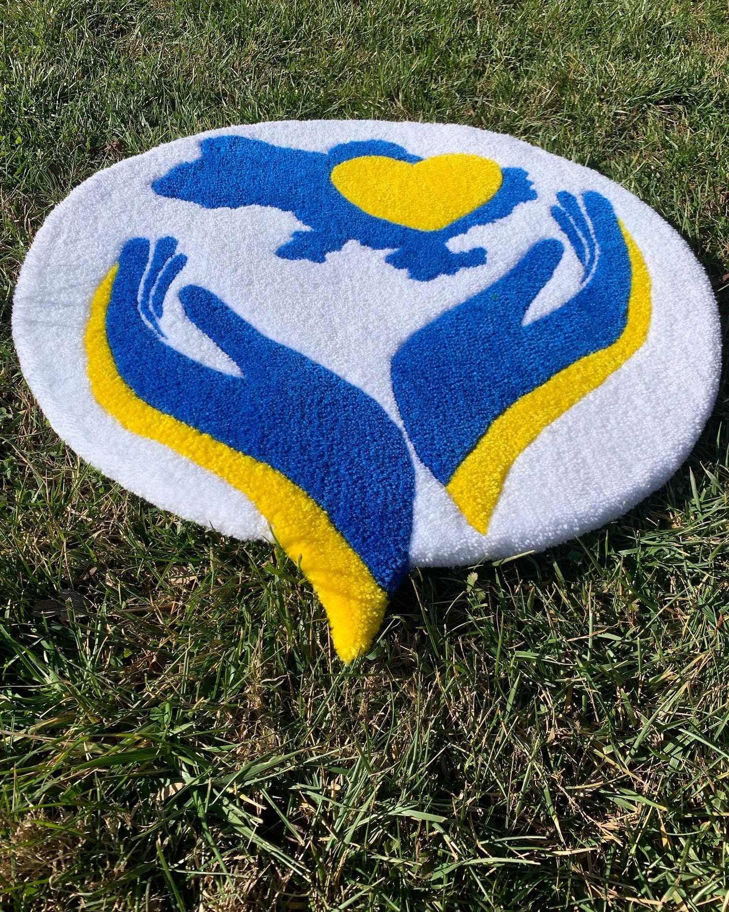 Stand With Ukraine Rug for Bedroom Ukrainian Handmade Rug Office Rug ...