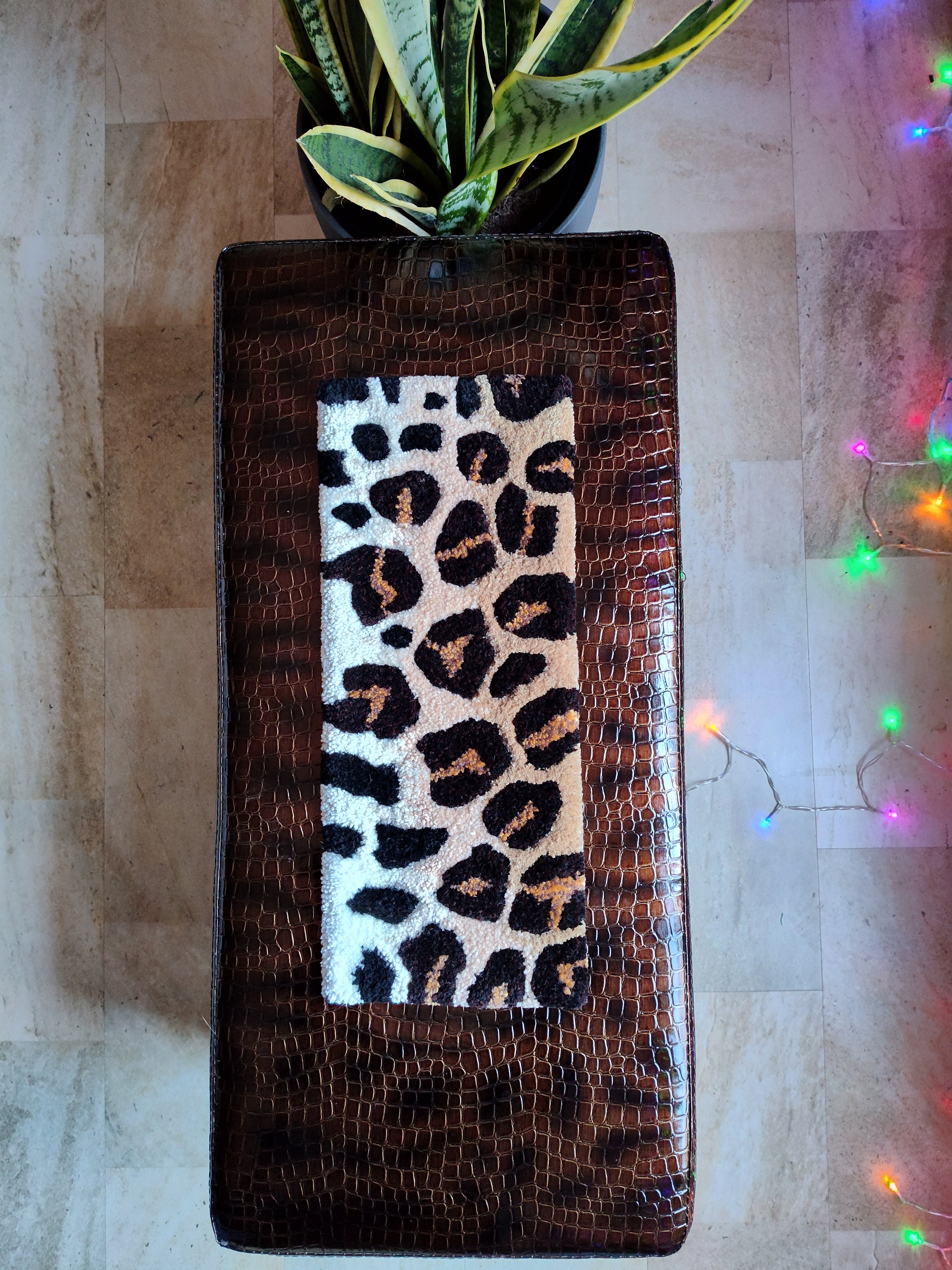 Leopard Mat, Leopard Pattern Mat, Leopard Fur Mat, Animal Decor Mat ...