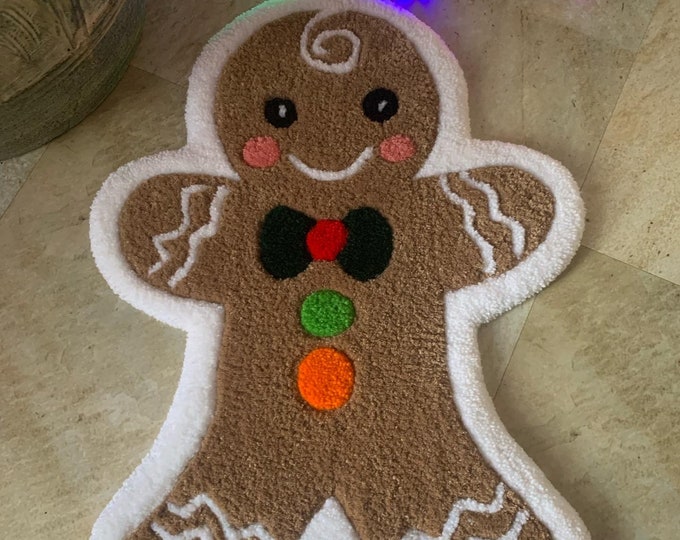 Christmas Kids Rug Christmas Carpet Gingerbread Rug Carpet for Home ...