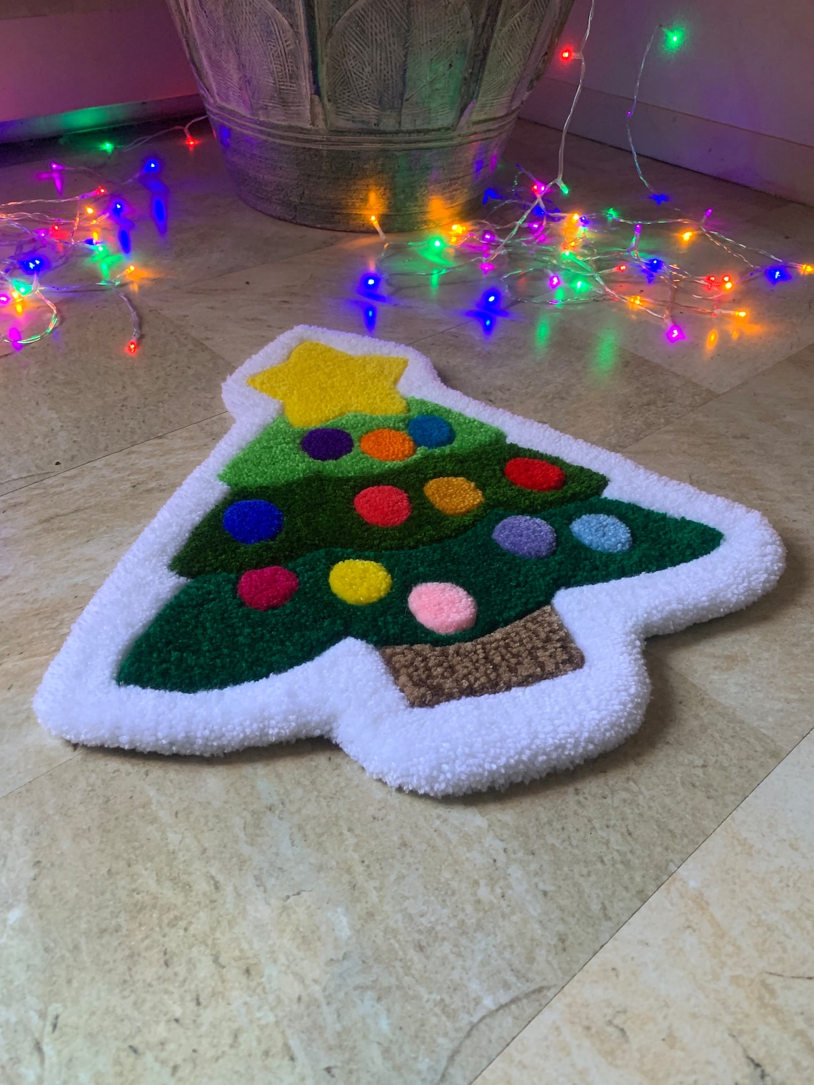 Christmas Tree Rug Christmas Kids Rug Tufted Carpet Carpet for Home ...