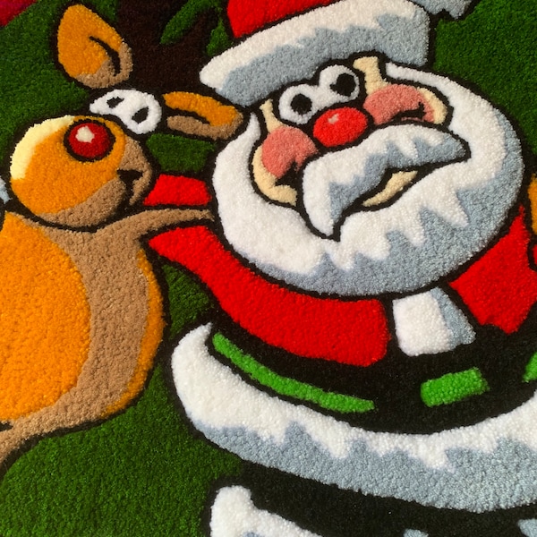 Xmas Outdoor Rugs - Etsy