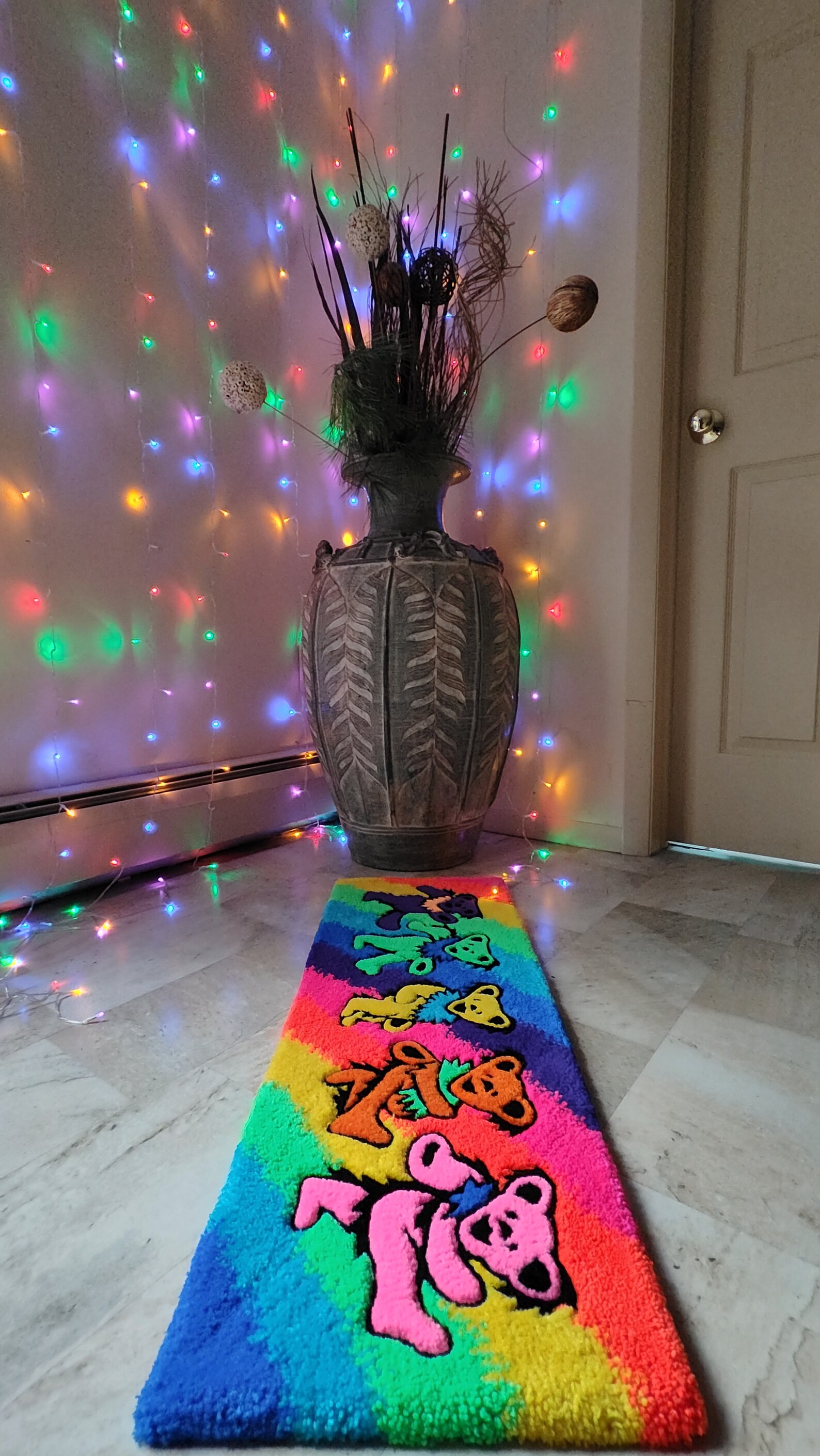 Grateful Dead Carpet, Grateful Dead Style, Rainbow Bears, Studio Carpet ...