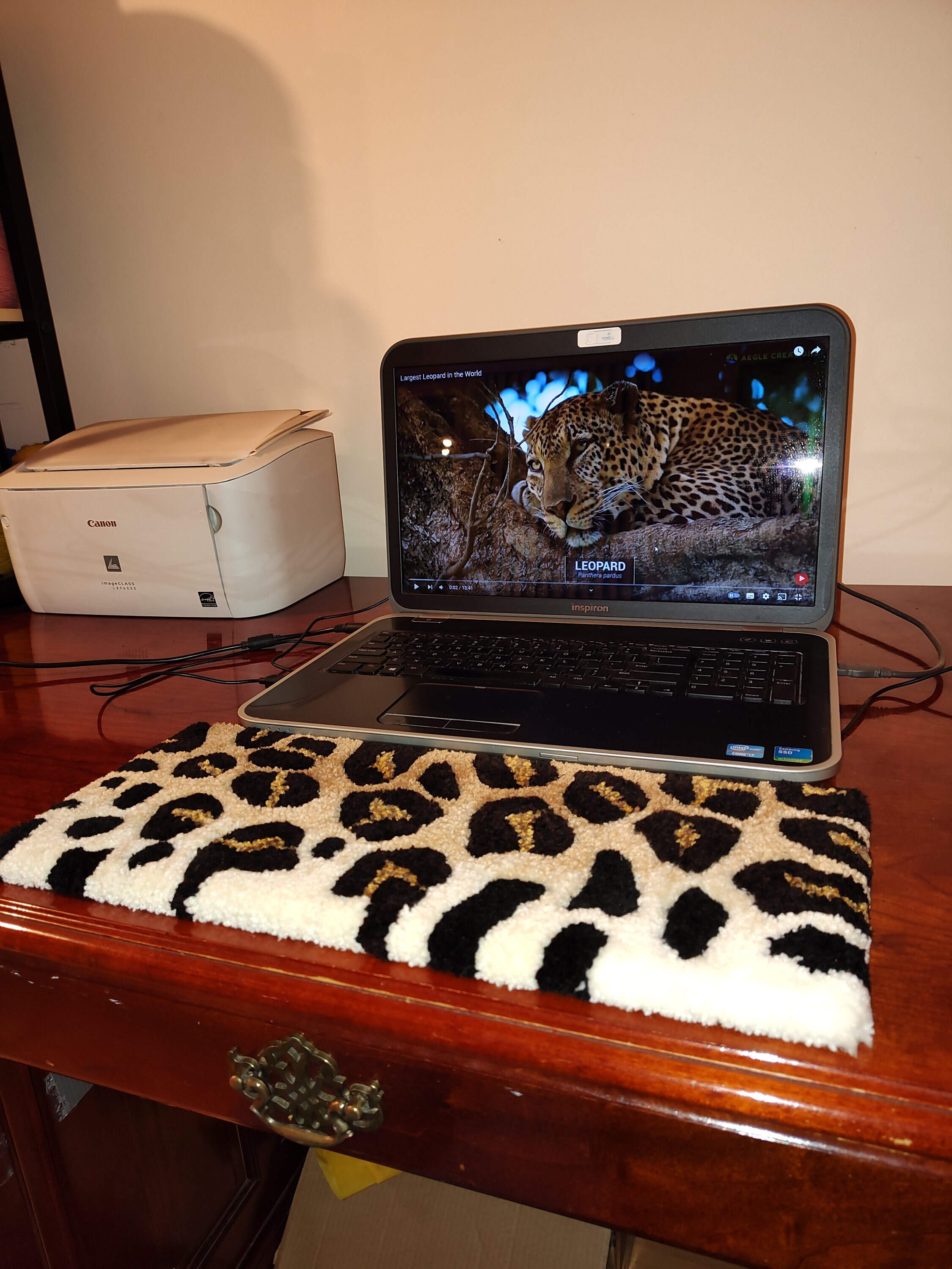 Leopard Mat, Leopard Pattern Mat, Leopard Fur Mat, Animal Decor Mat ...