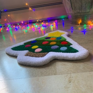 Christmas Tree Rug Christmas Kids Rug Tufted Carpet Carpet for Home ...