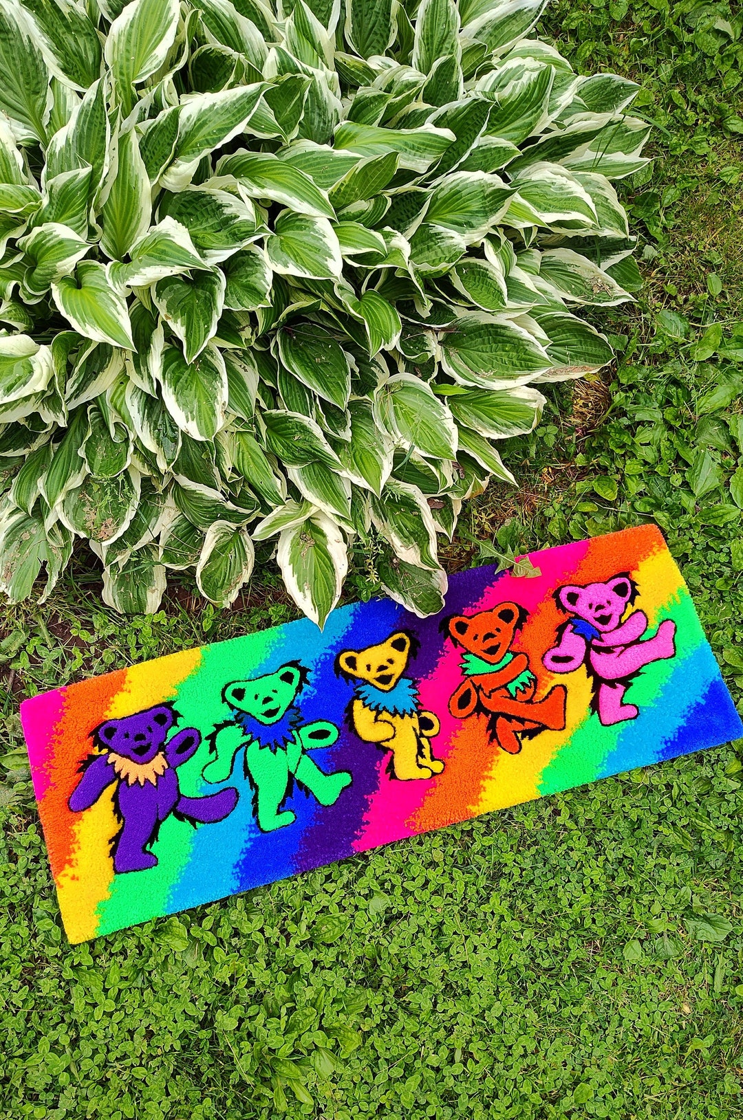 Grateful Dead Carpet, Grateful Dead Style, Rainbow Bears, Studio Carpet ...