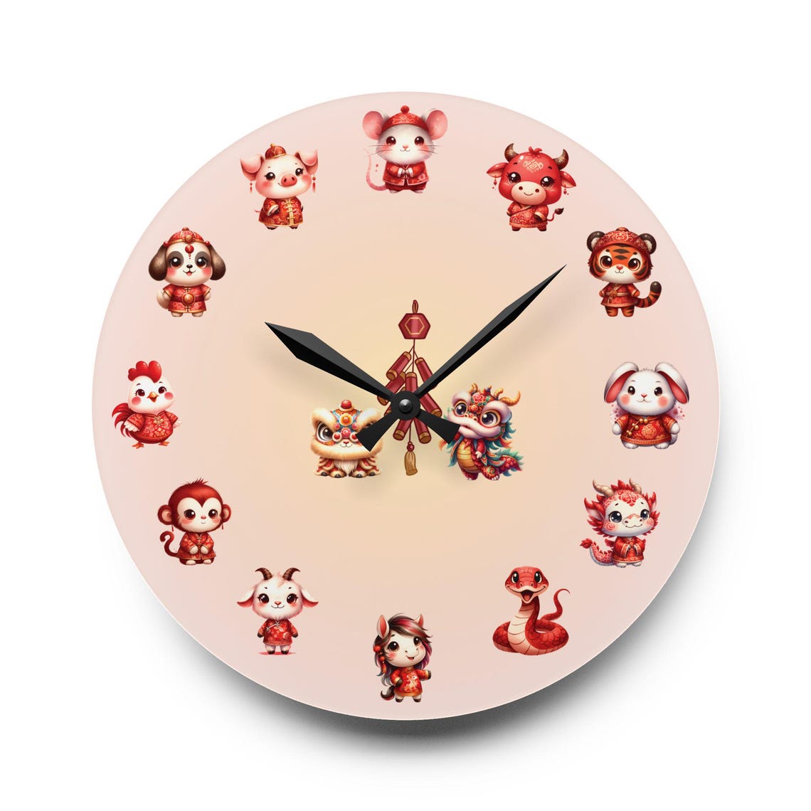 Lunar Zodiac Wall Clock: Celestial Astrology Art, Modern Horoscope ...