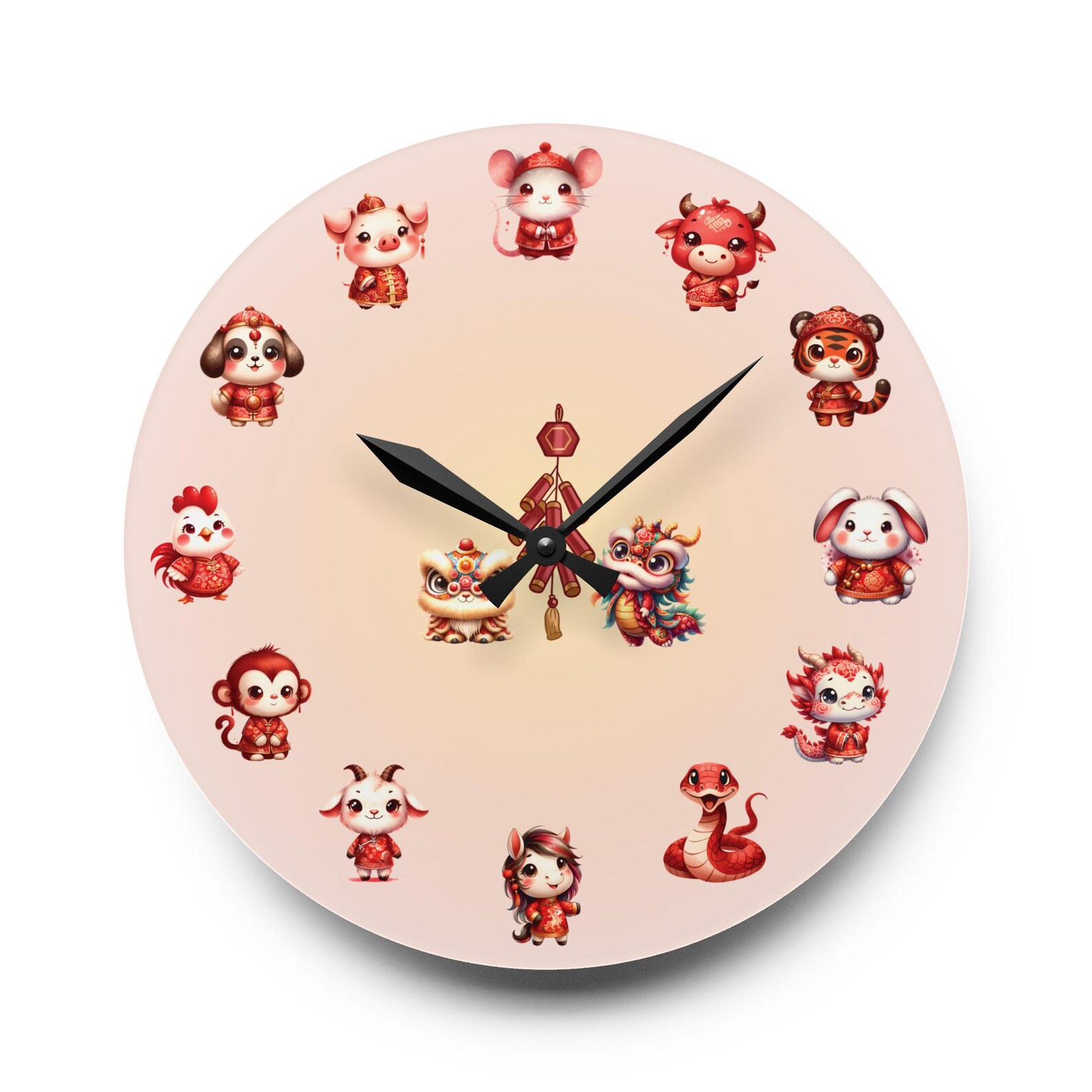 Lunar Zodiac Wall Clock: Celestial Astrology Art, Modern Horoscope ...
