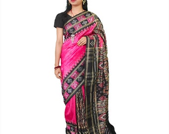 Sambalpuri Pasapali Silk Saree - Etsy