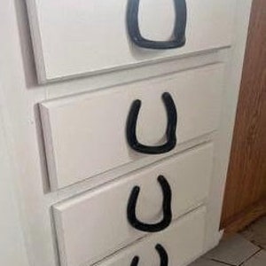 Horseshoe Drawer Pull - Etsy